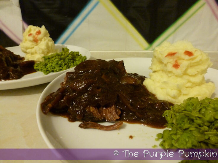 Halloween Dinner Idea! Ghoul-ash, Spooky Spuds & Poisoned Peas
