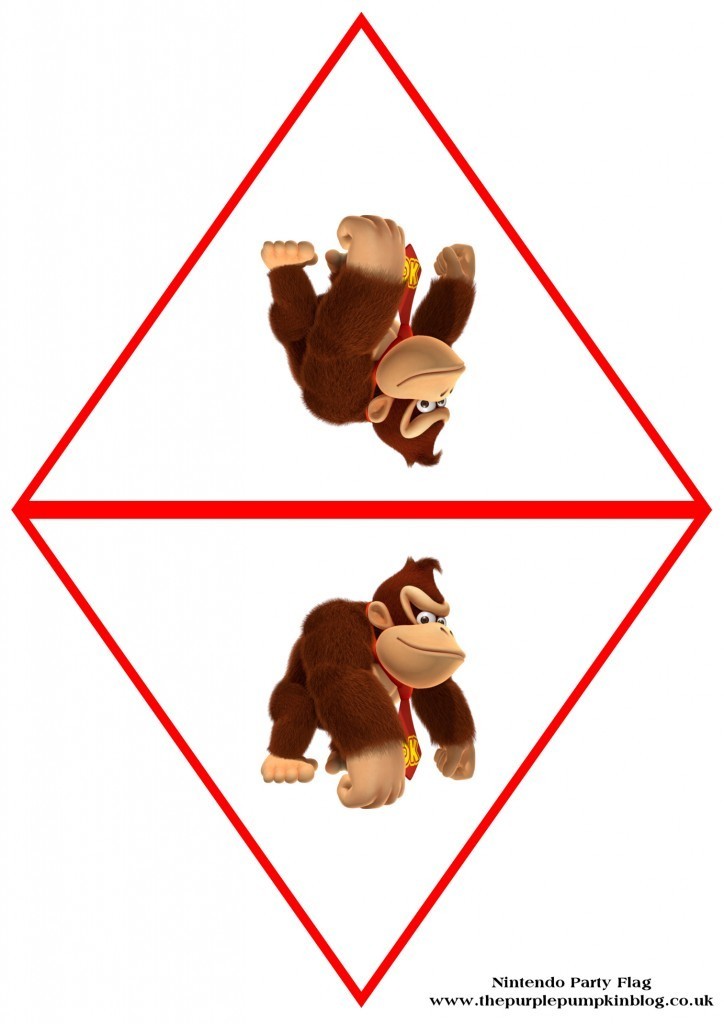 Nintendo Character Flags | The Purple Pumpkin Blog