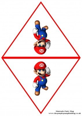 Nintendo Character Flags | The Purple Pumpkin Blog