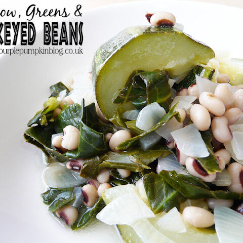 Marrow, Greens & Blackeyed Beans