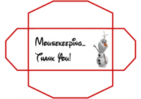 FREE!! Disney Mousekeeping Tip Envelopes | Free Disney Printables