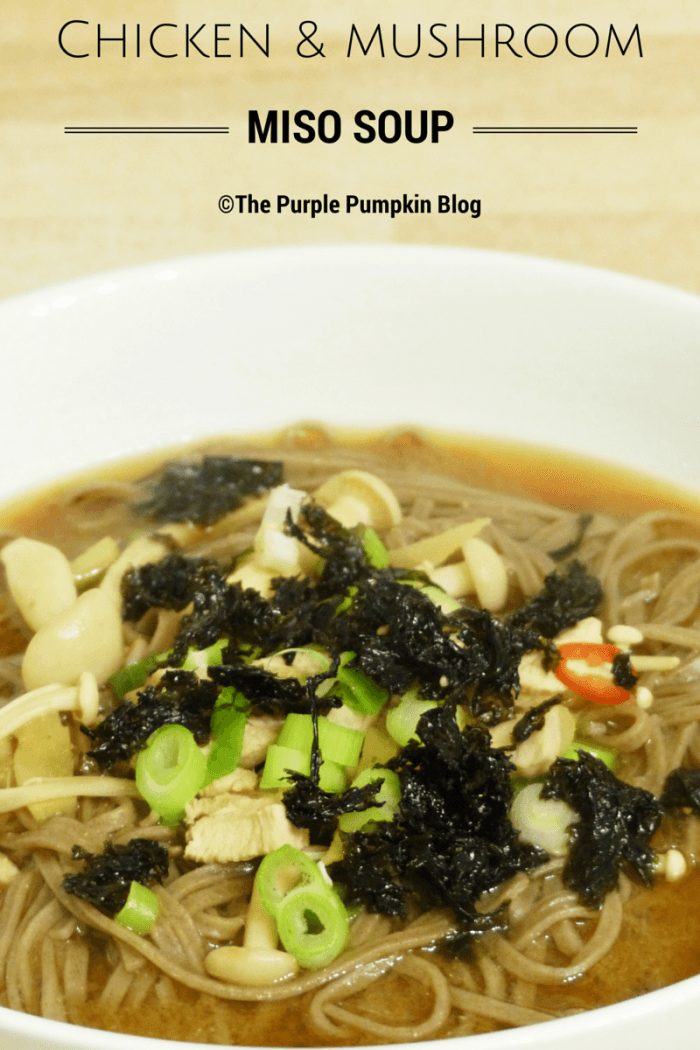 Chicken & Mushroom Miso Soup