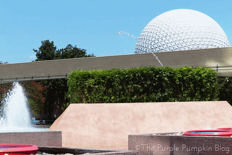 Jumping Water Fountain At Epcot