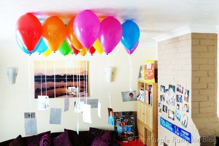 Floating Photographs with Balloon Time