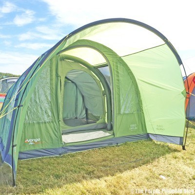 Camping with the Vango AirBeam Capri 400 Tent