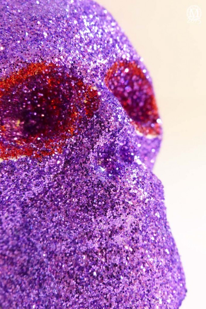 How To Make Glitter Skulls - Crafty October Day 6