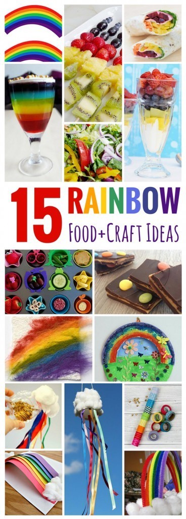15 Rainbow Food & Craft Ideas