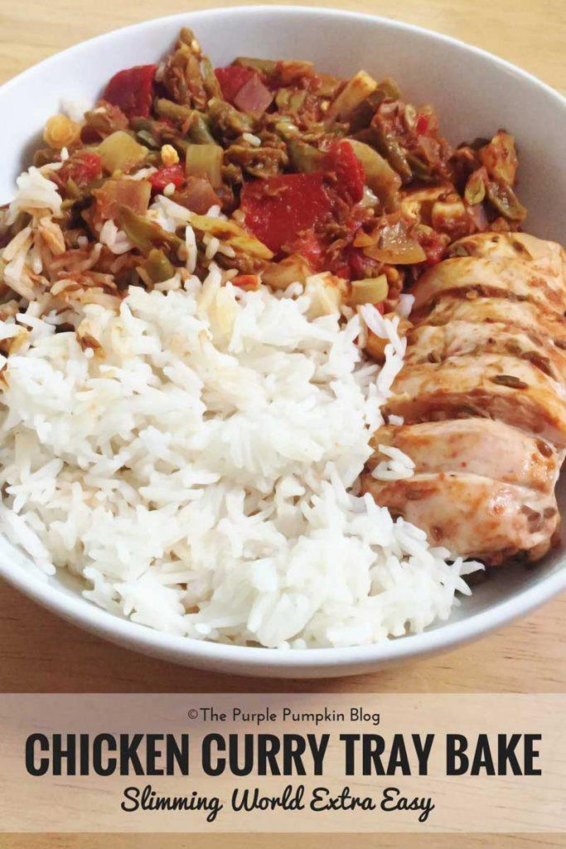 One Pan Chicken Curry Traybake - Slimming World Recipe