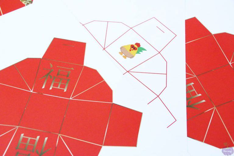 Free Printable Chinese Take Out Boxes for Chinese New Year