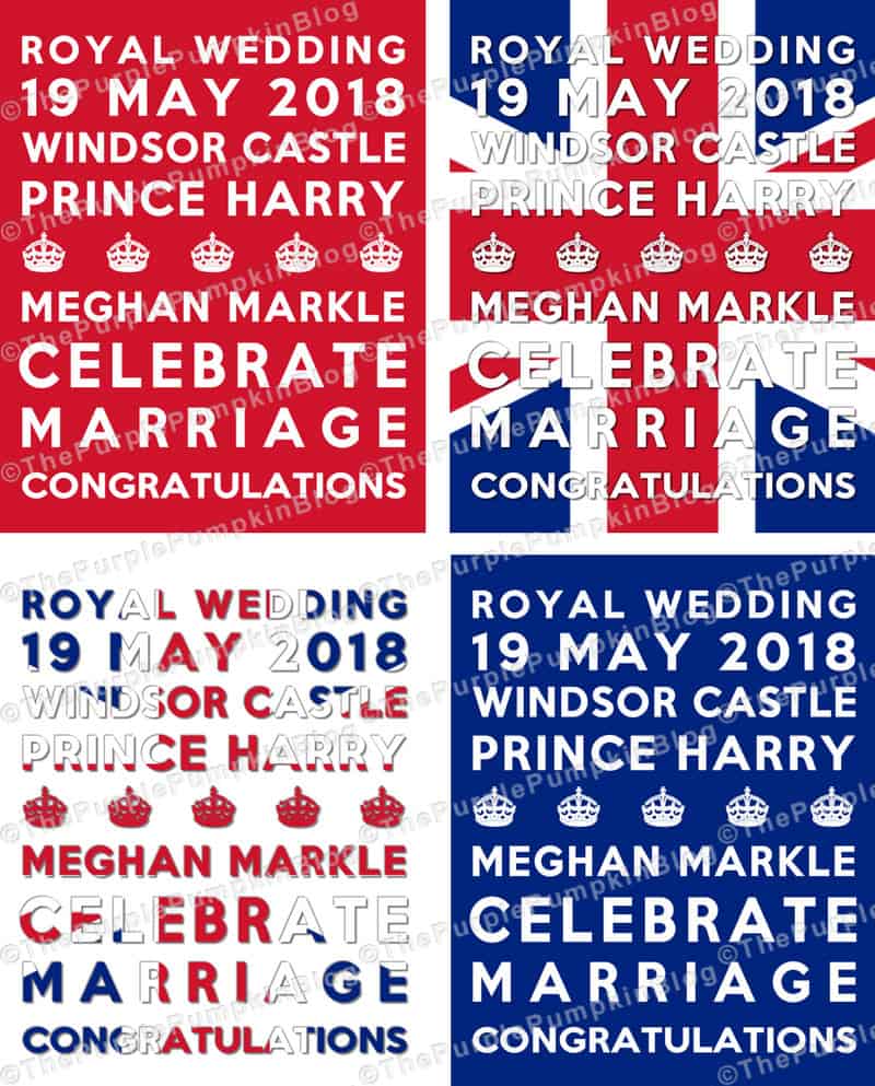 Post-Royal Wedding Printables! Free British/Royal Party Printables!