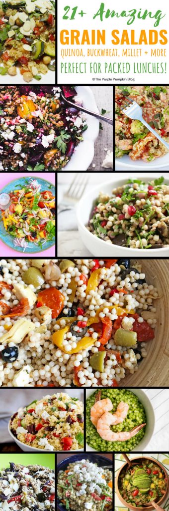 21+ Grain Salads - Quinoa, Buckwheat, Millet + More!
