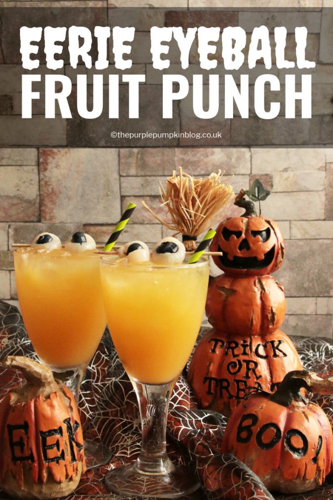 Eerie Eyeball Fruit Punch for Halloween!