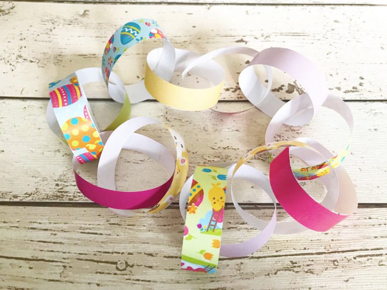 Free Printable Easter Decorations: Paper Chains