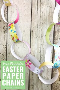 Free Printable Easter Decorations: Paper Chains