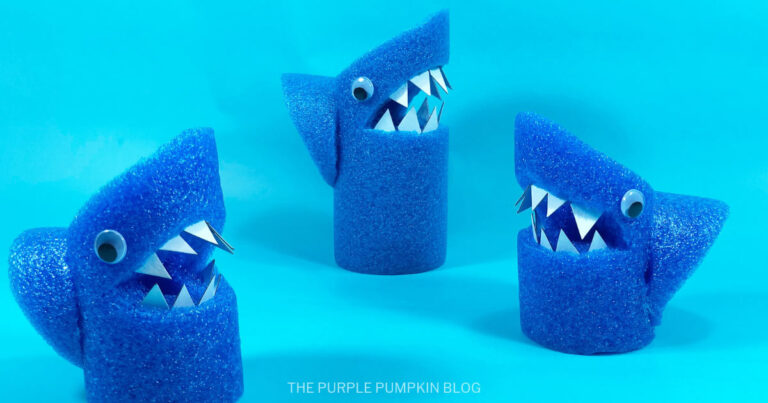 Pool Noodle Baby Shark Craft! | Fun Shark Week Craft!