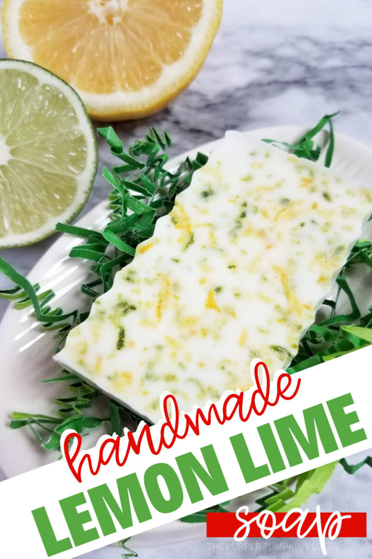 How To Make Handmade Lemon Lime Soap Bars - Just Four Ingredients!