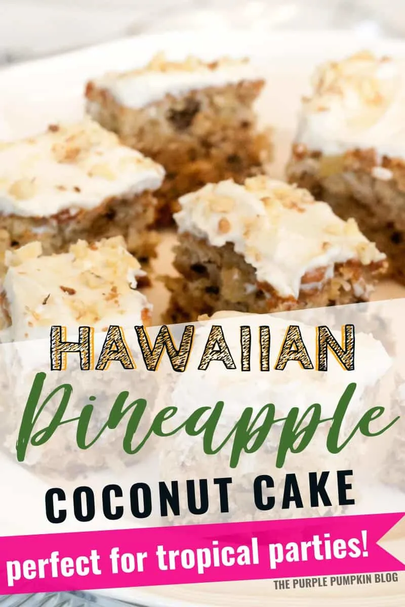 Hawaiian Pineapple Coconut Cake with Cream Cheese Frosting
