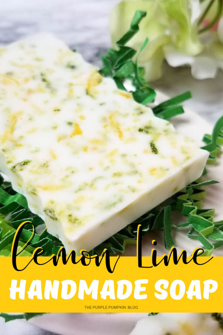 How To Make Handmade Lemon Lime Soap Bars - Just Four Ingredients!