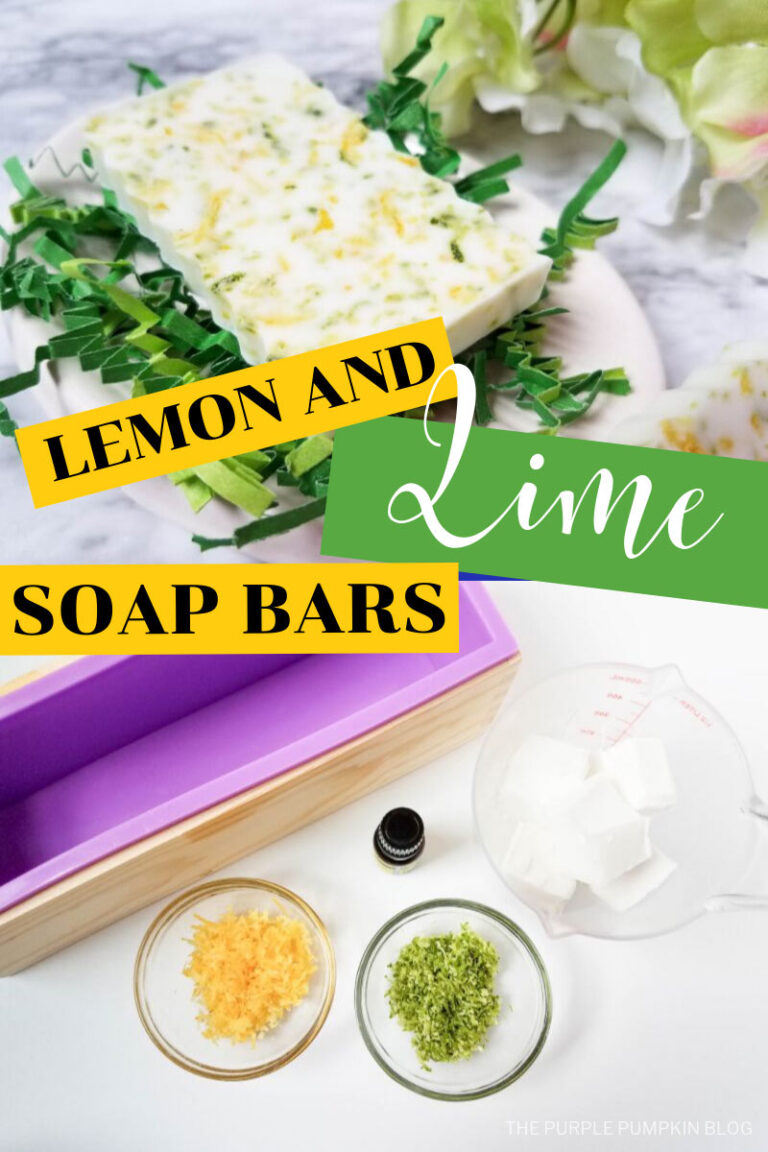How To Make Handmade Lemon Lime Soap Bars - Just Four Ingredients!