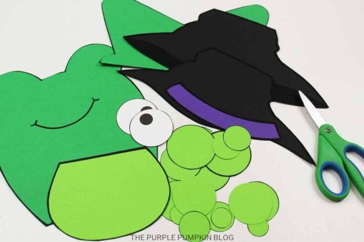 Frog Witch Craftivity - Halloween Kids Creative Writing Craft