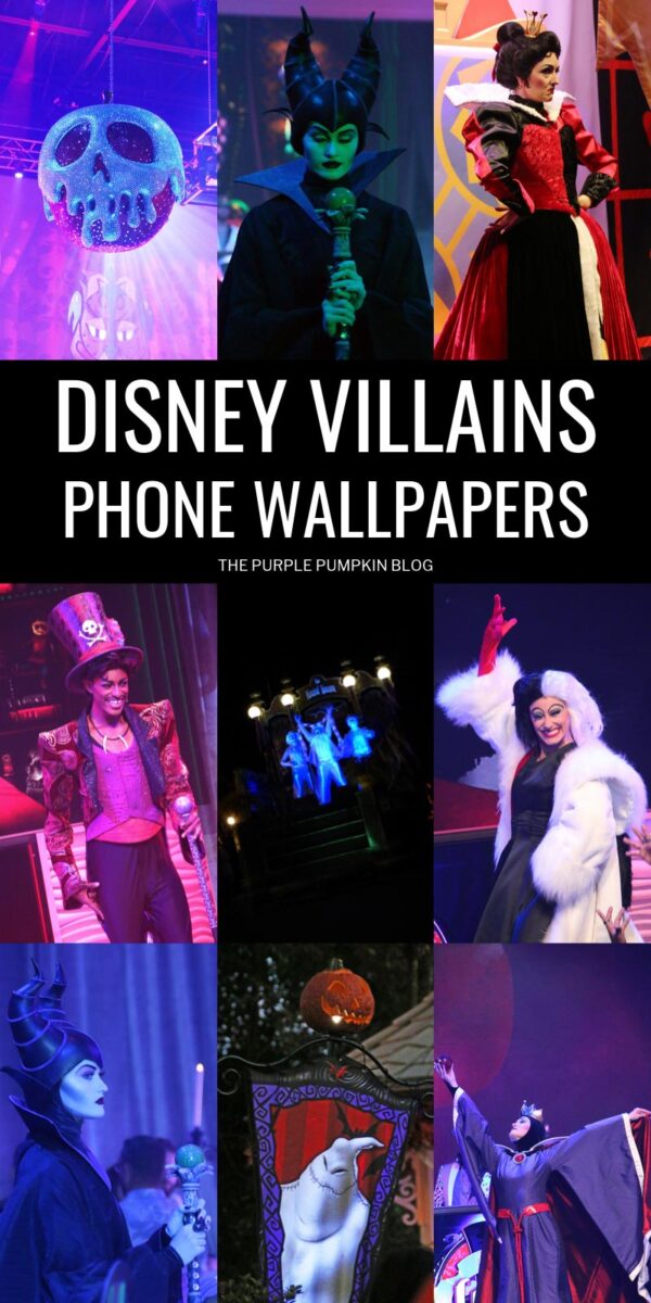 Disney Villains Phone Wallpapers | Halloween Phone Wallpapers