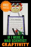 Mad Scientist Craftivity - Halloween Creative Writing Craft Project