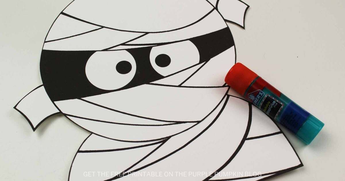 Mummy Craftivity - Halloween Kids Craft & Creative Writing Project