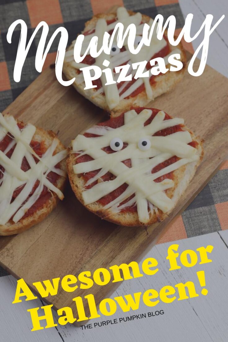 Easy Pepperoni Mini Mummy Pizzas | Halloween Cooking with Kids