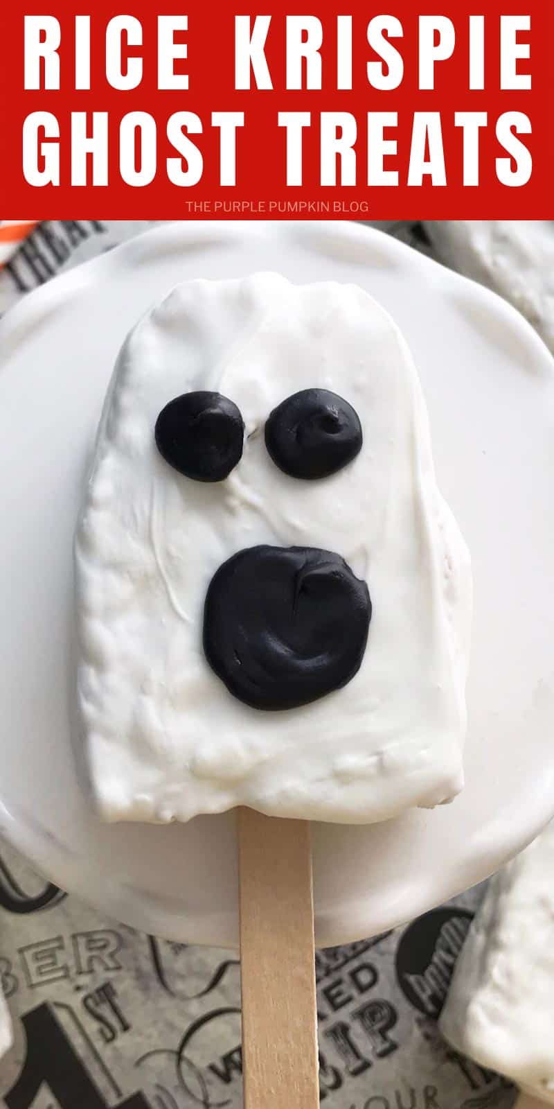 Rice Krispie Ghosts Treats for Halloween | Easy Fun Sweet Treats