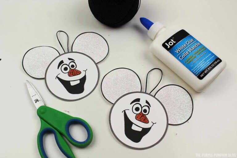 Disney's Frozen Olaf Christmas Ornament Craft | DIY Frozen Ornaments