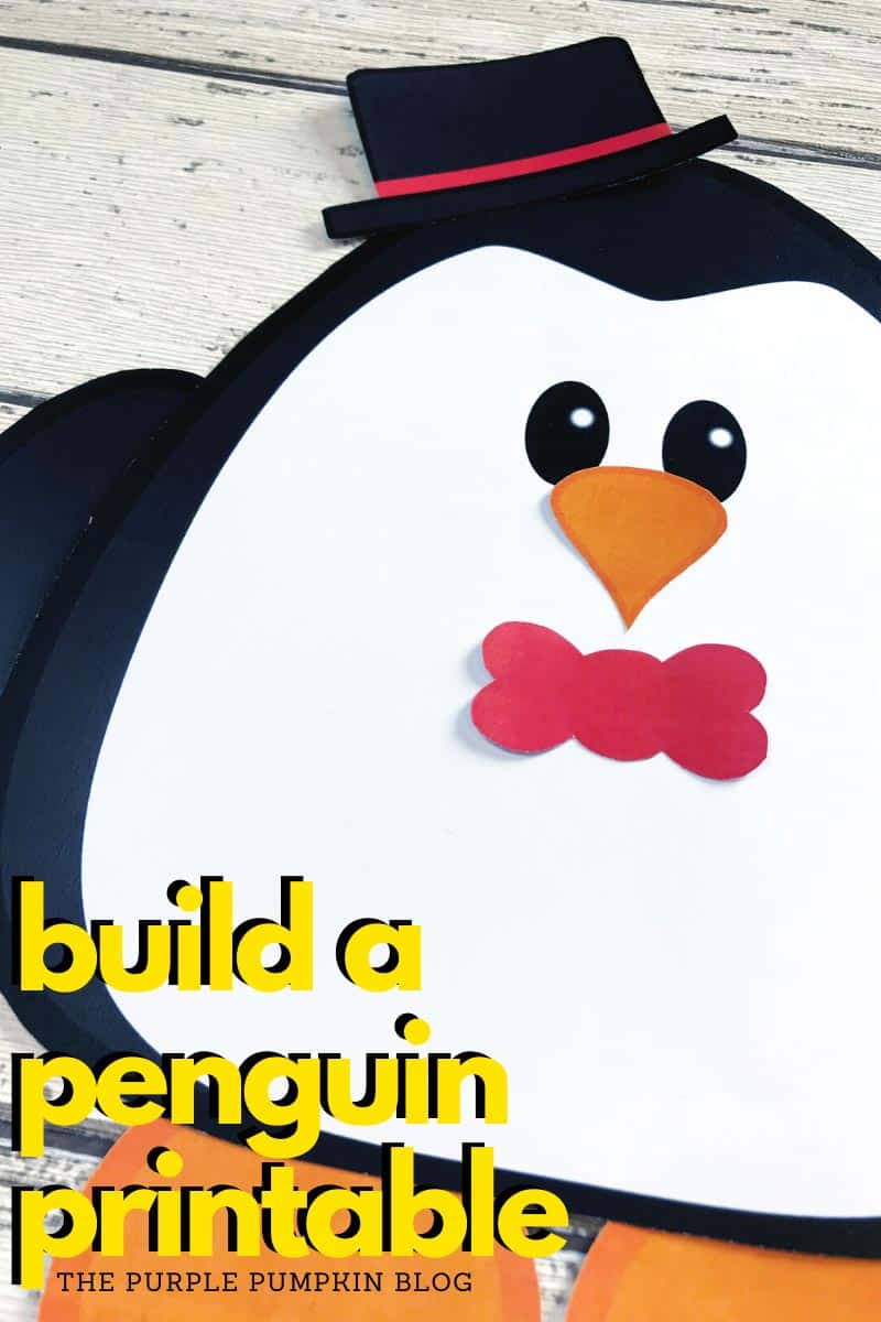 Build a Penguin Printable | Free Printable Paper Penguin Template
