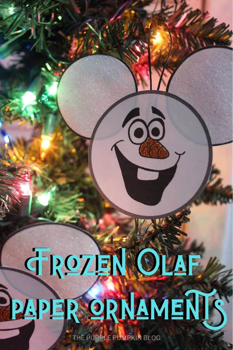 Disney's Frozen Olaf Christmas Ornament Craft | DIY Frozen Ornaments