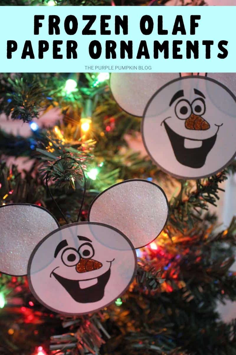 Disney's Frozen Olaf Christmas Ornament Craft | DIY Frozen Ornaments