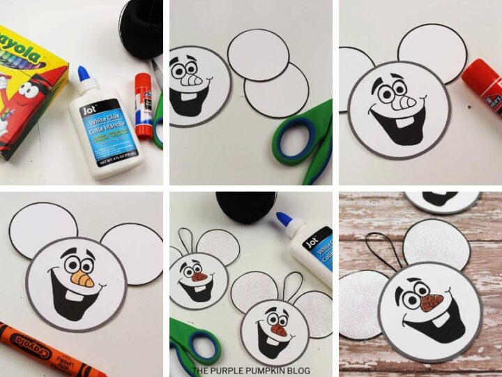 Disney's Frozen Olaf Christmas Ornament Craft | DIY Frozen Ornaments
