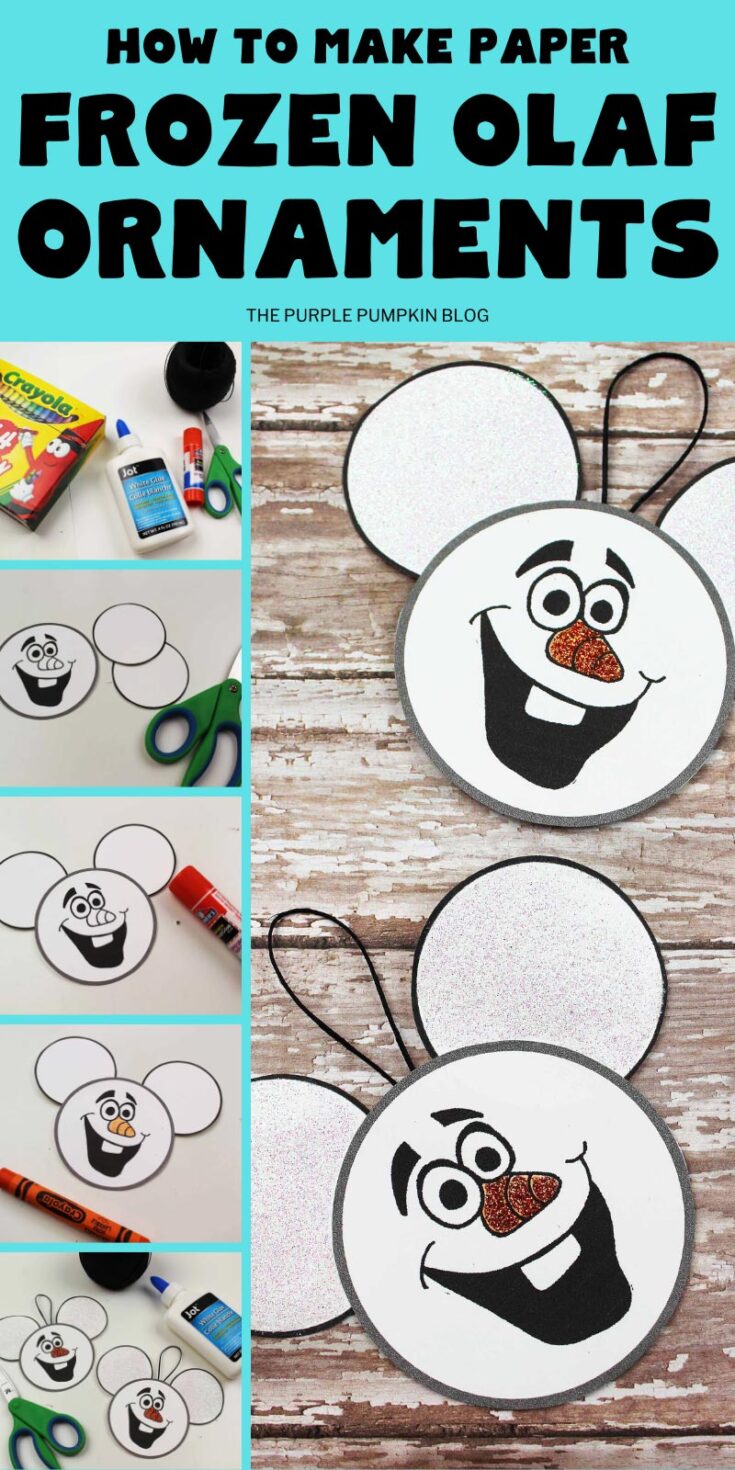 Disney's Frozen Olaf Christmas Ornament Craft | DIY Frozen Ornaments