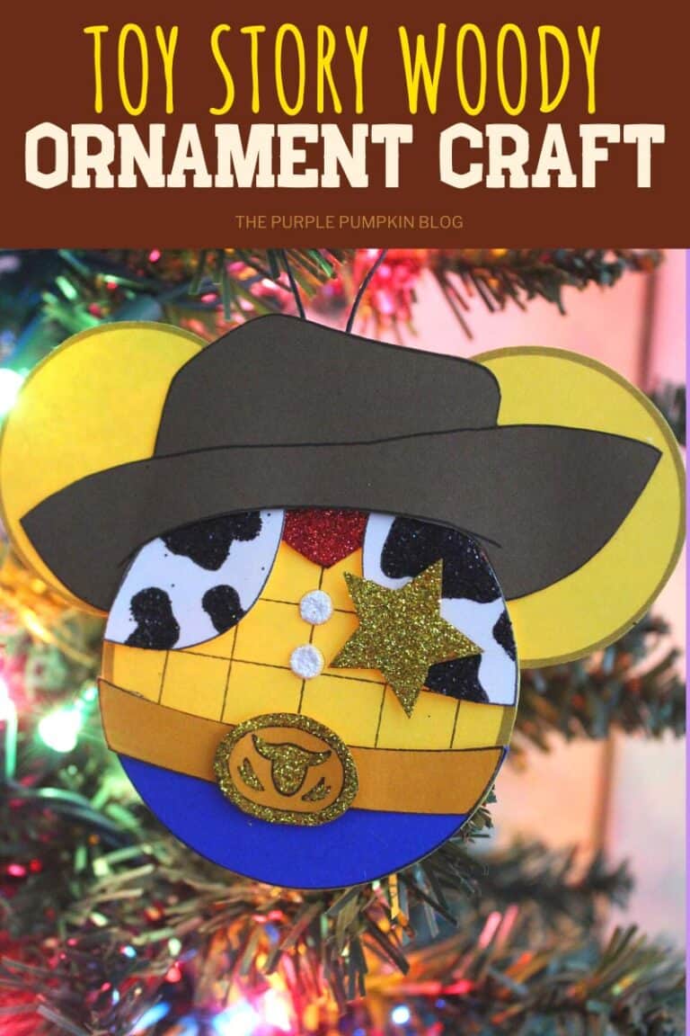 Toy Story Jessie Christmas Ornament Craft DIY Disney Paper Ornaments