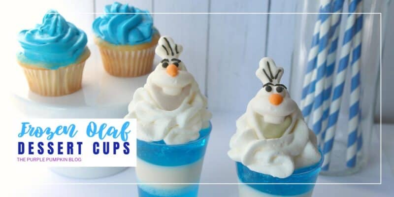 Frozen Olaf Dessert Cups | A Fun Dessert for Frozen Parties!