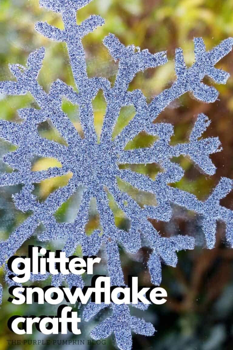 How To Make Glitter Snowflakes | Easy Winter Craft For All Ages!