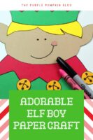 Free Printable Elf Boy Paper Craft
