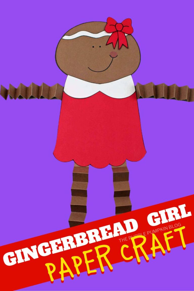 Free Printable Gingerbread Girl Paper Craft