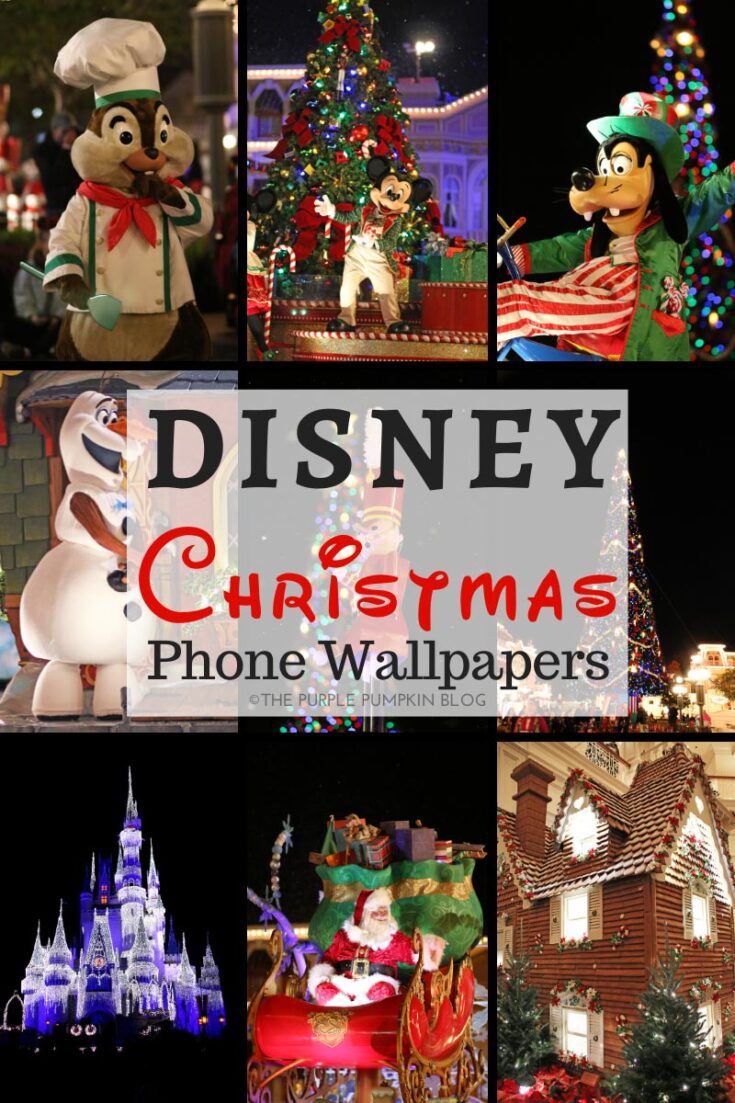 Walt Disney World Christmas Wallpapers (iPhone)