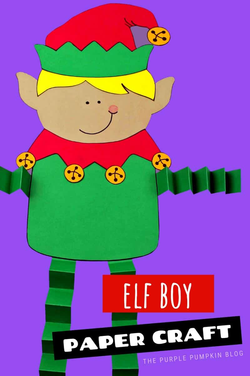 Free Printable Elf Boy Paper Craft