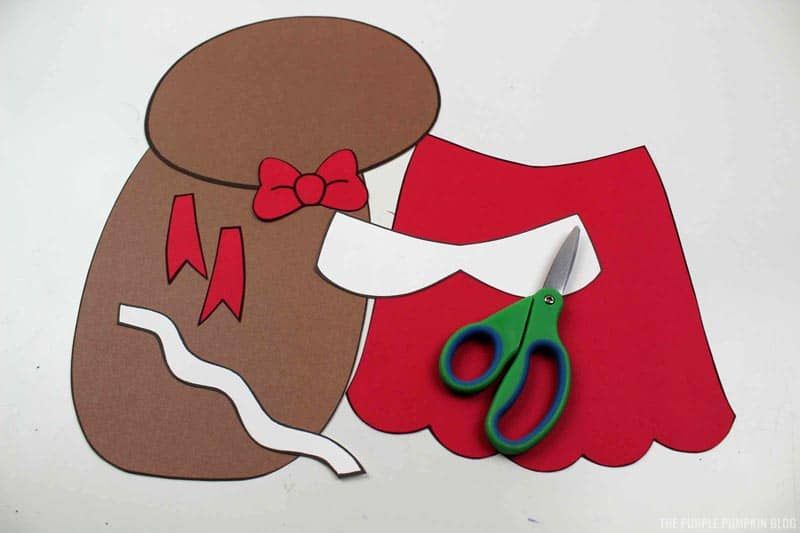 Free Printable Gingerbread Girl Paper Craft