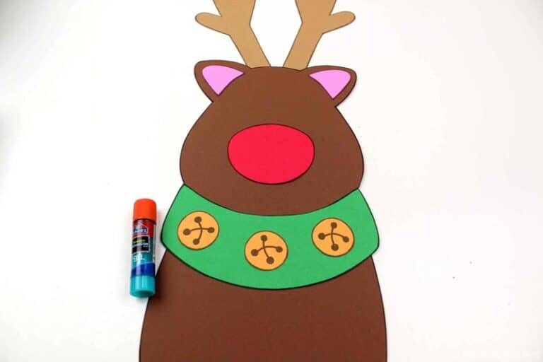 Free Printable Reindeer Paper Craft For Kids