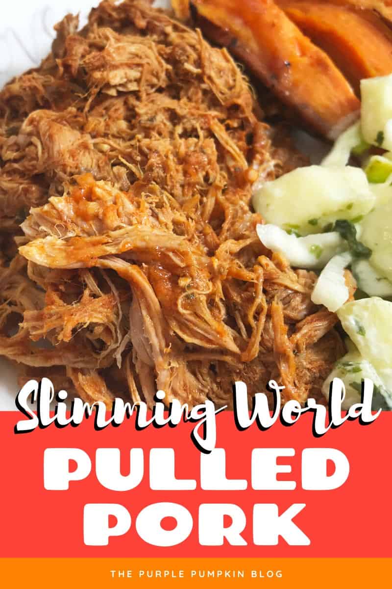Slimming World Pulled Pork with Apple Slaw & Sweet Potato Wedges
