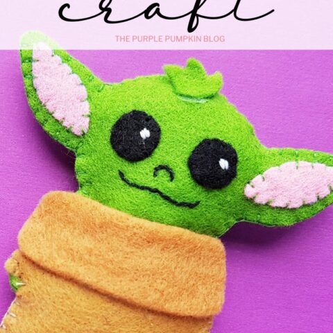 Make Your Own DIY Baby Yoda Plush! Cute Mini Felt Baby Yoda Tutorial