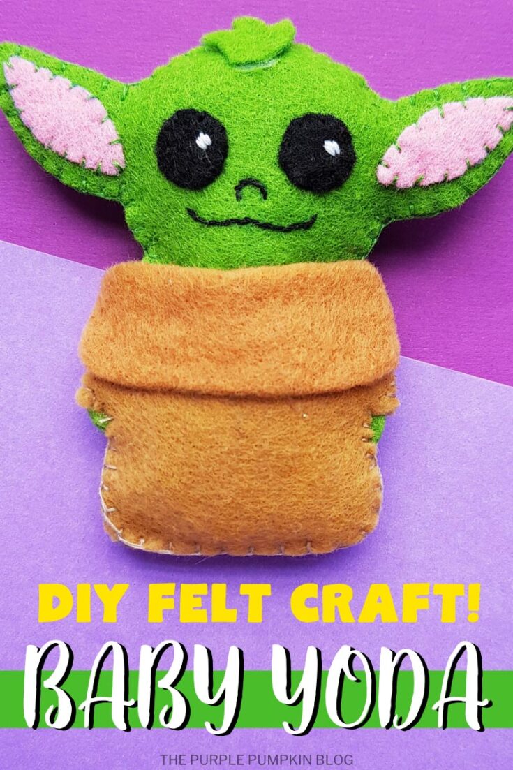 Make Your Own DIY Baby Yoda Plush! Cute Mini Felt Baby Yoda Tutorial