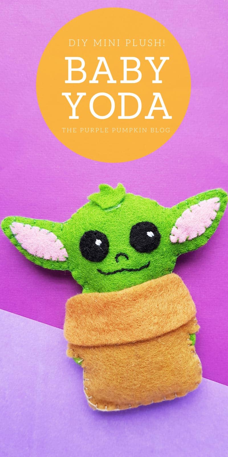 Make Your Own DIY Baby Yoda Plush! Cute Mini Felt Baby Yoda Tutorial