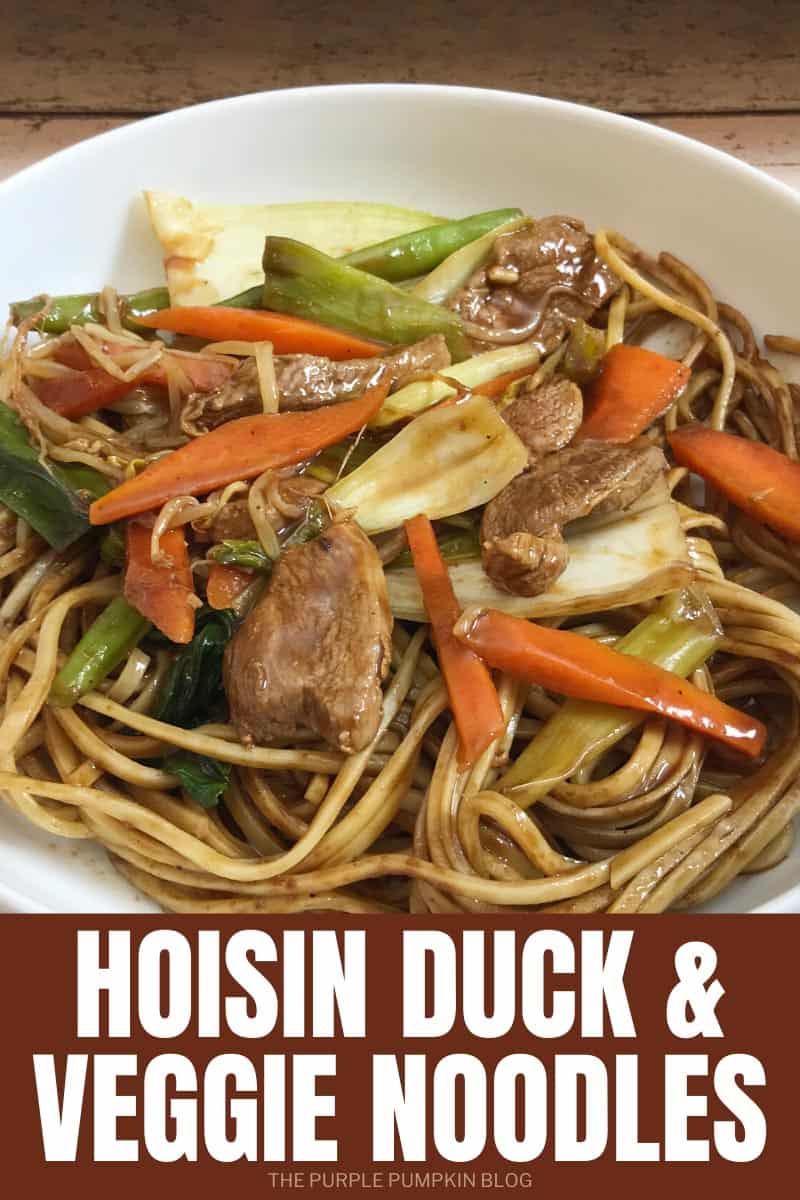 Hoisin Duck Stir-Fry with Vegetables & Noodles - Slimming World Friendly