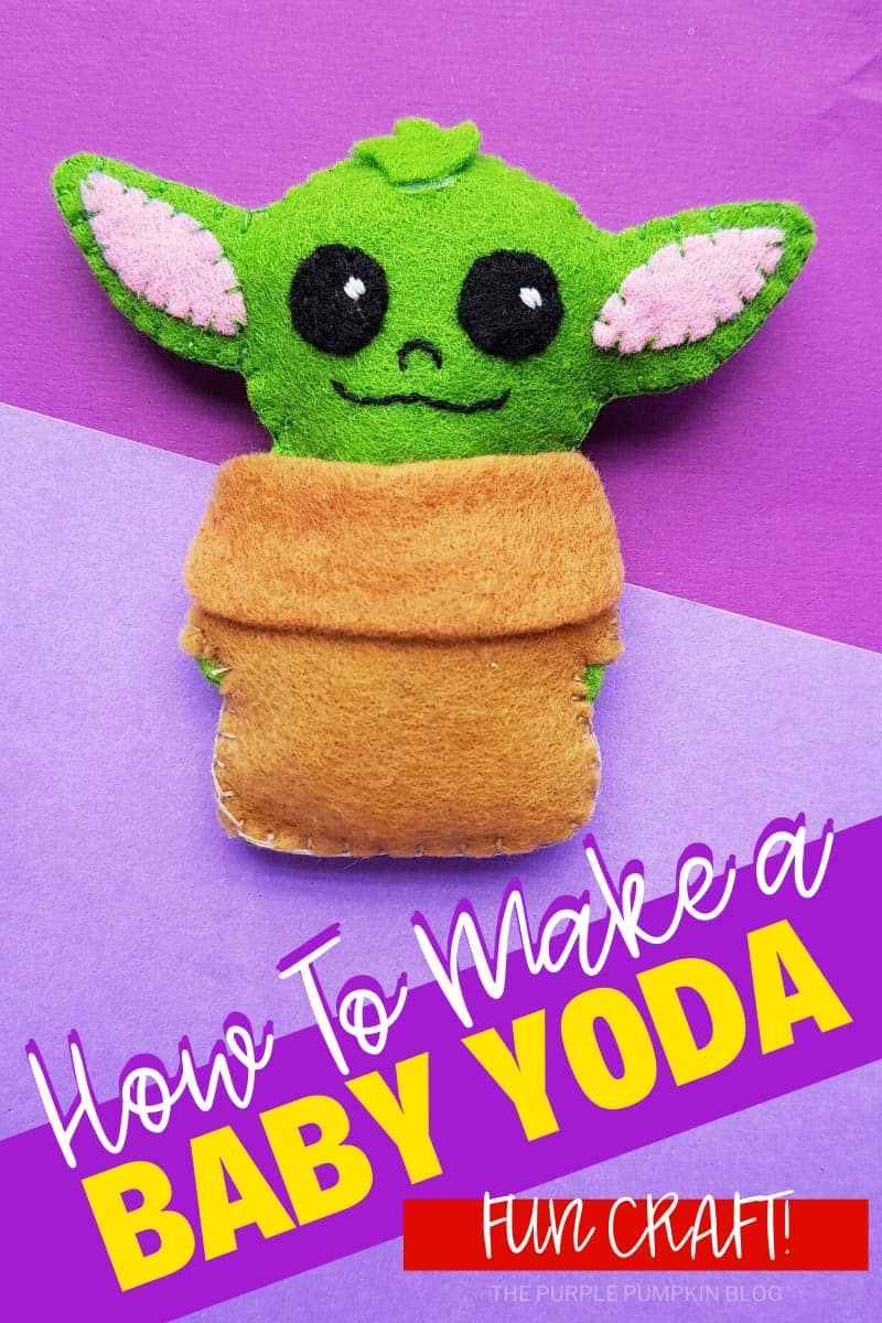 Make Your Own DIY Baby Yoda Plush! Cute Mini Felt Baby Yoda Tutorial